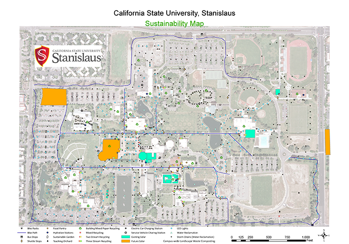 Sustainability Maps | California State University Stanislaus